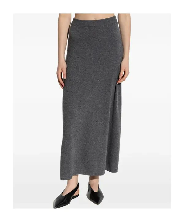 LISA YANG Dolly Knitted Midi Skirt