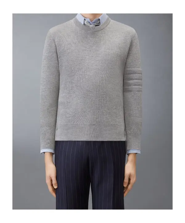 Thom Browne 4-bar Ottoman Milano-stitch Jumper