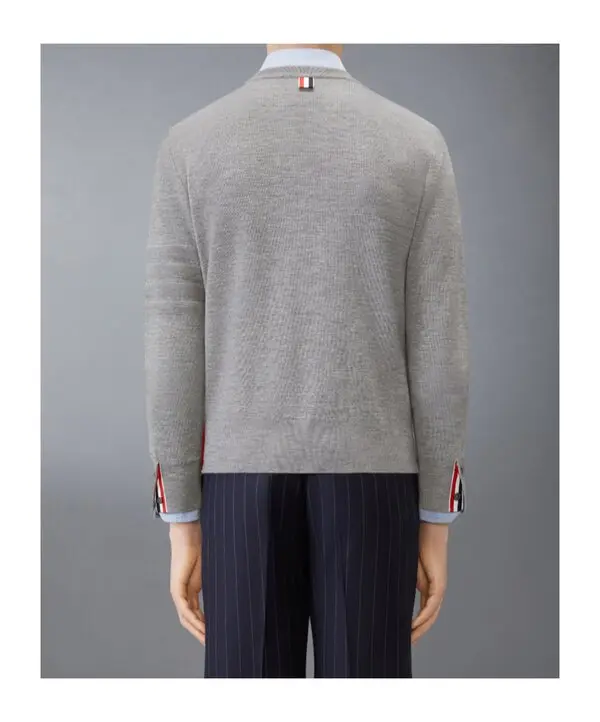 Thom Browne 4-bar Ottoman Milano-stitch Jumper