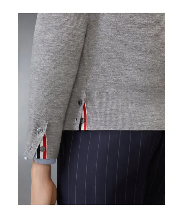 Thom Browne 4-bar Ottoman Milano-stitch Jumper