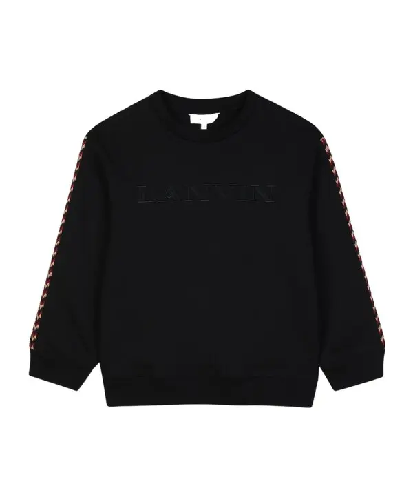 LANVIN Logo Embroidered Crewneck Sweatshirt