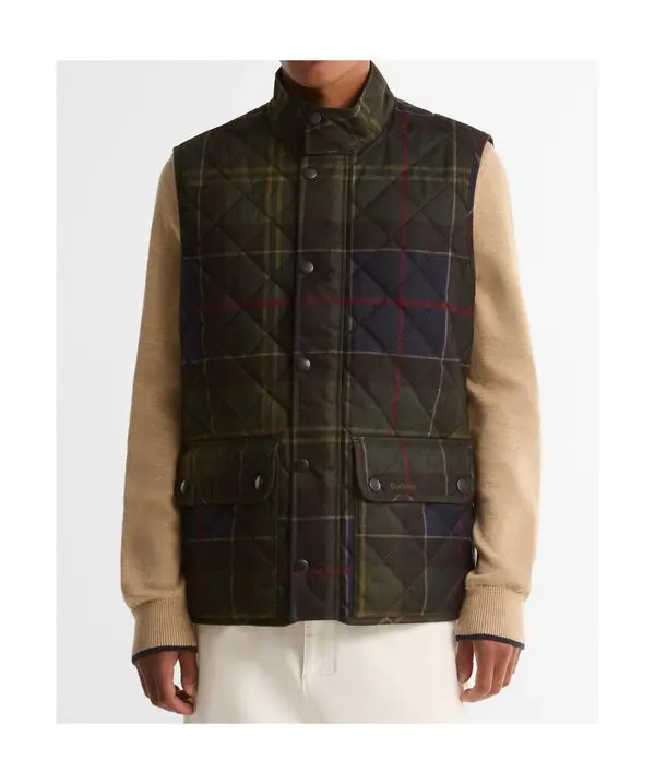 Barbour Tartan Check Quilted Gilet