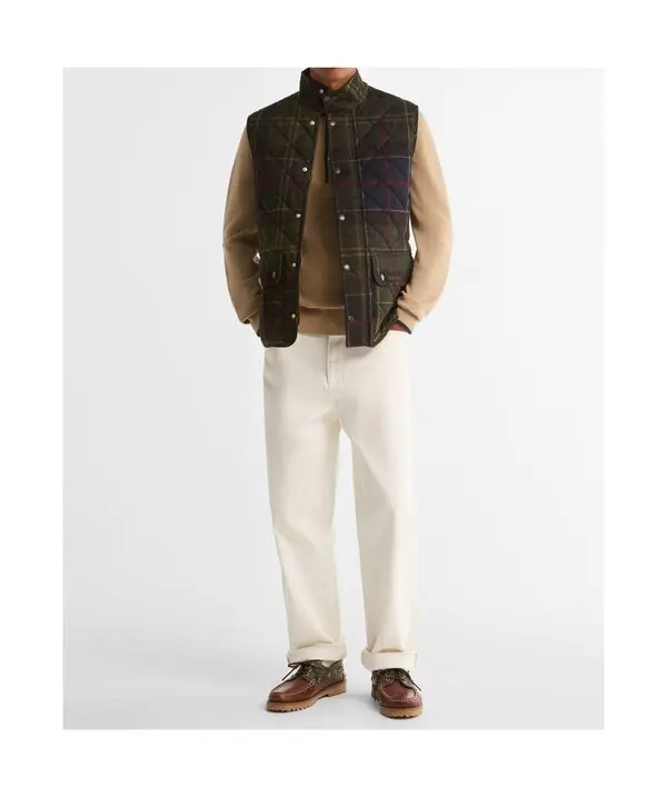 Barbour Tartan Check Quilted Gilet