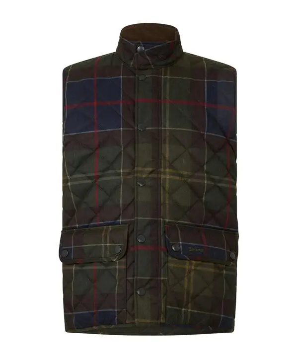Barbour Tartan Check Quilted Gilet