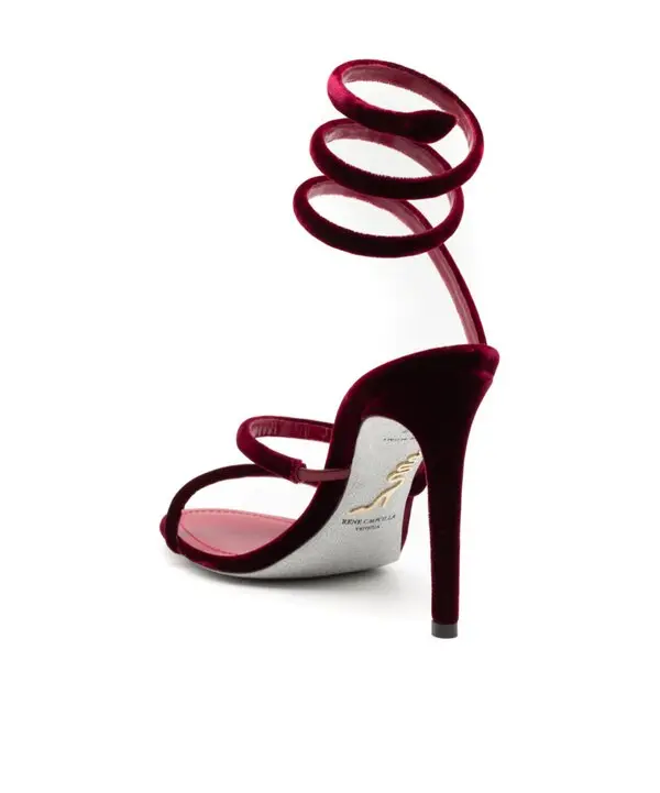 Rene Caovilla Cleo Spiral Heeled Sandals