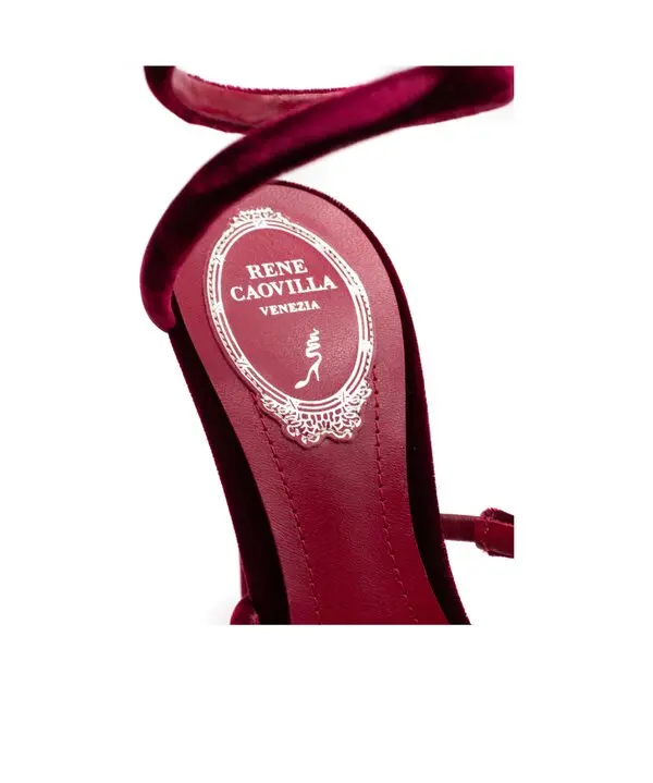 Rene Caovilla Cleo Spiral Heeled Sandals