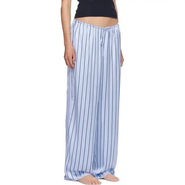 SKIMS Striped Print Casual Pants