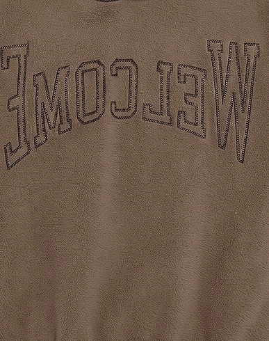 MAISON MARGIELA Solid-color Suede Sweatshirt
