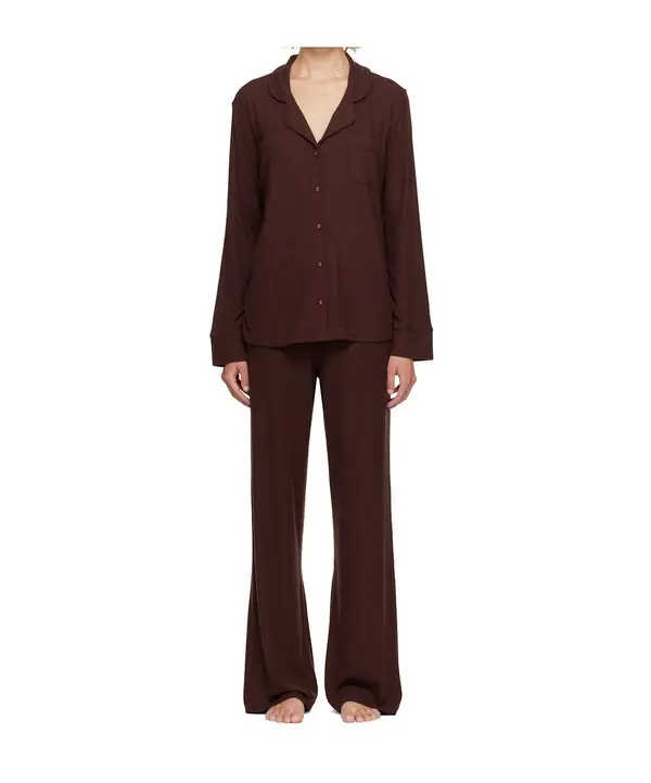 SKIMS Casual Pajama Set - Black