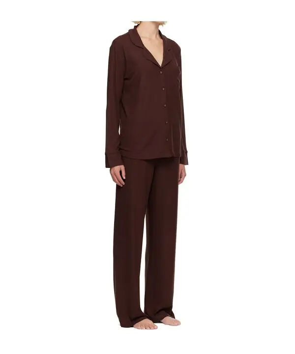 SKIMS Casual Pajama Set - Black