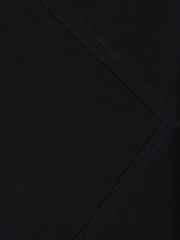 Rick Owens Drawstring Wide-leg Panelled Trousers - Black
