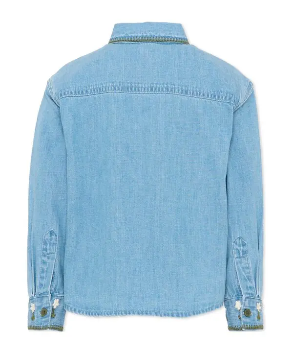 Stella McCartney Denim Shirt With Embroidery