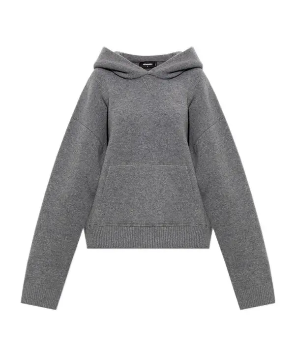 Dsquared2 Long-sleeve Hooded Sweatshirt - Grey