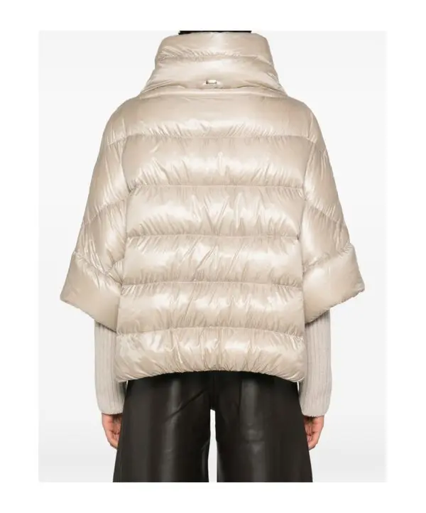 Herno Quilted Long-sleeve Down Jacket