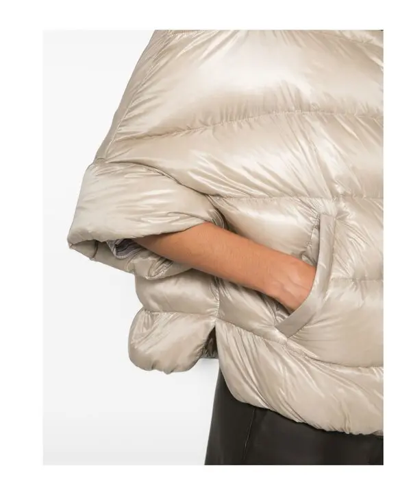 Herno Quilted Long-sleeve Down Jacket
