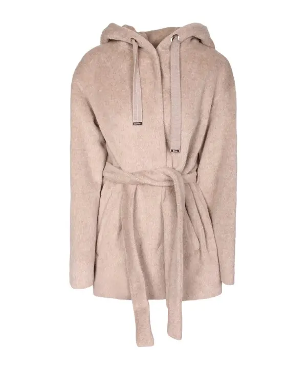 Herno Belted Hooded Coat - No