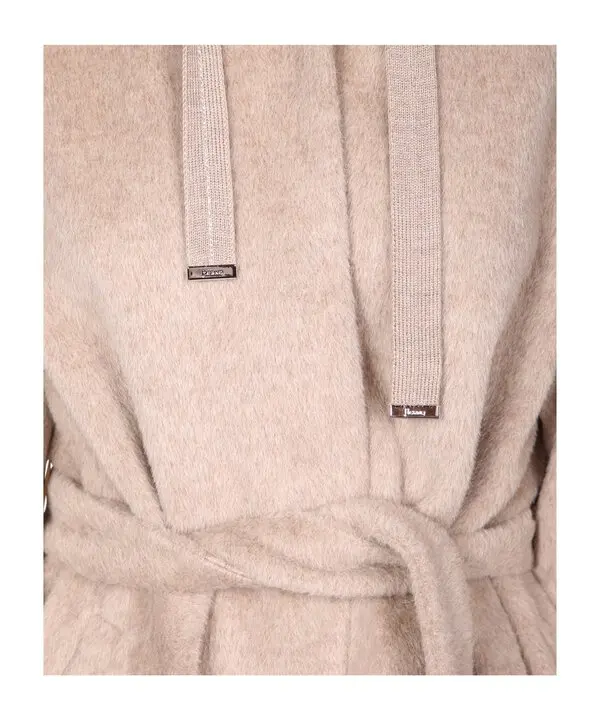 Herno Belted Hooded Coat - No