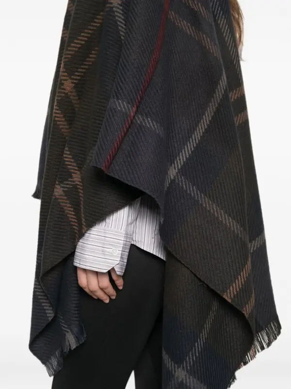 Barbour Tartan Poncho