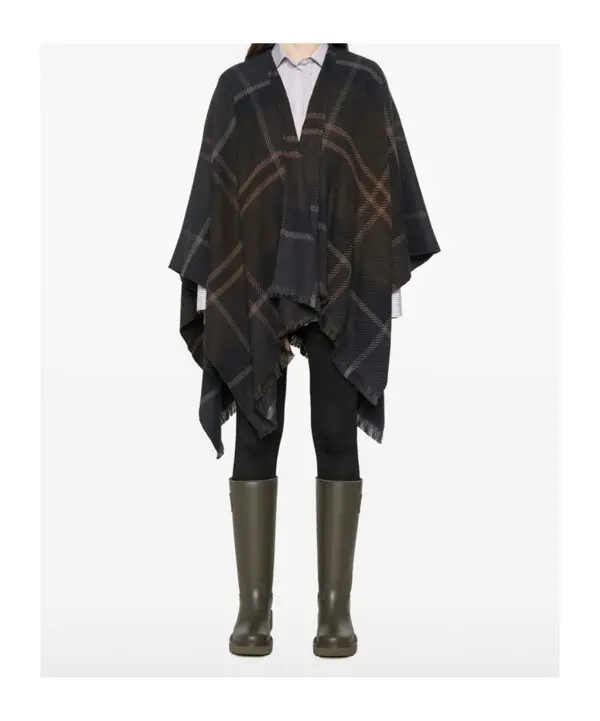 Barbour Tartan Poncho