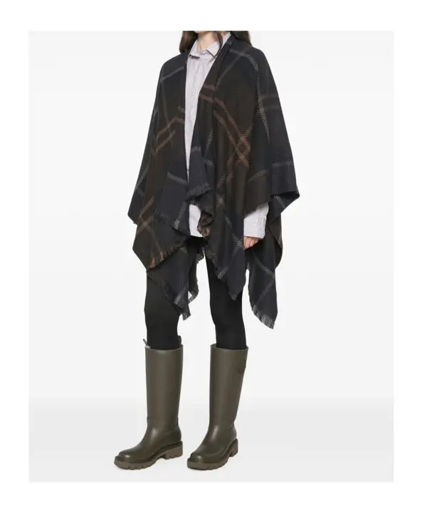 Barbour Tartan Poncho