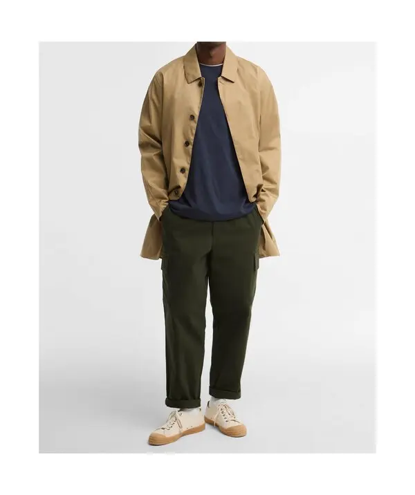 Barbour Single-breasted Mid-length Utility Jacket