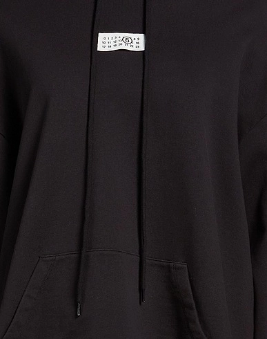 MAISON MARGIELA Solid-color Hooded Sweatshirt