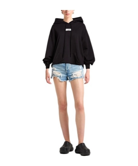 MAISON MARGIELA Solid-color Hooded Sweatshirt