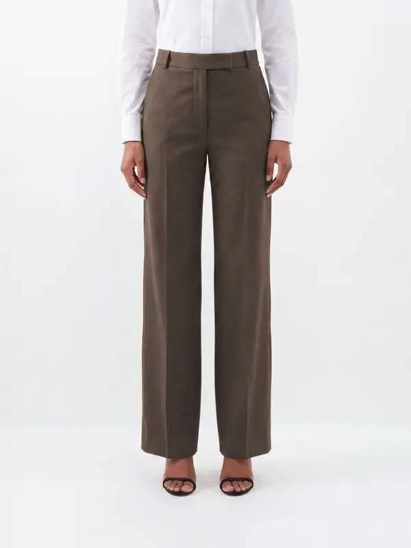 JOSEPH Tailored Trousers With Belt Loops