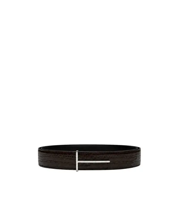 TOM FORD Double-sided T-strap Belt