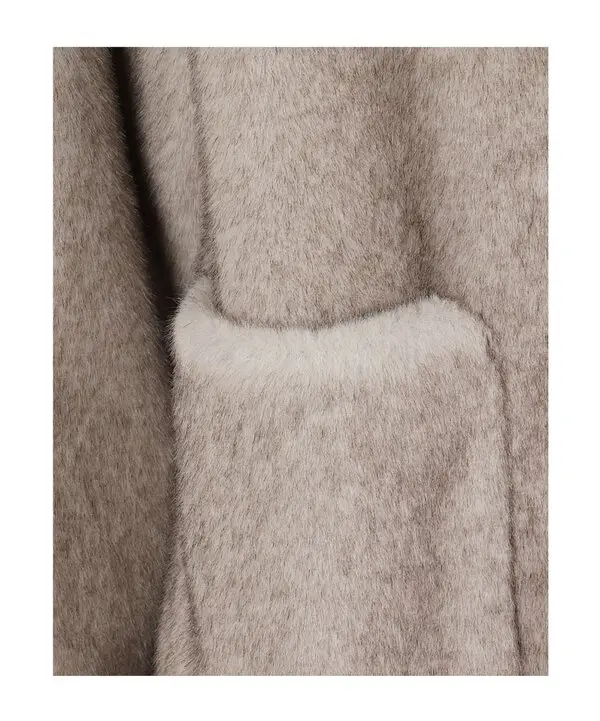 Herno Faux Fur Patch-pocket Casual Jacket
