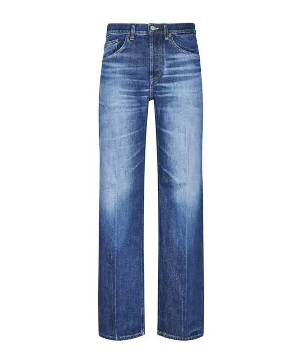 DONDUP Faded Straight-leg Jeans
