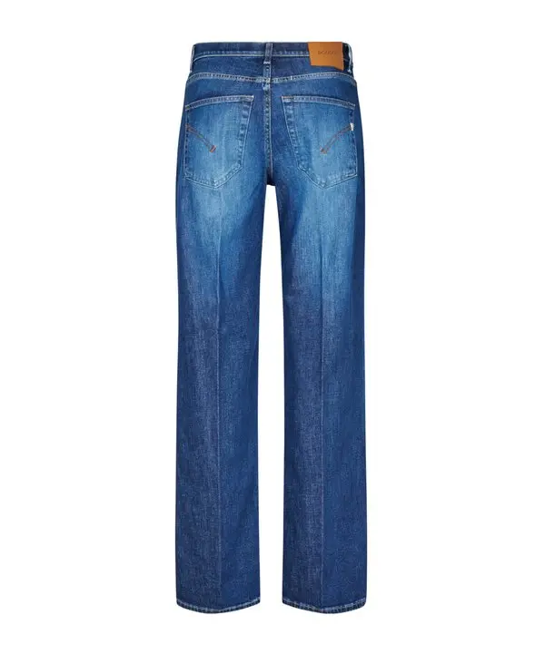 DONDUP Faded Straight-leg Jeans