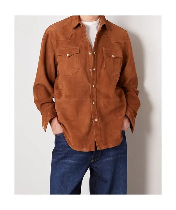Officine Générale Marshell Suede Western Jacket