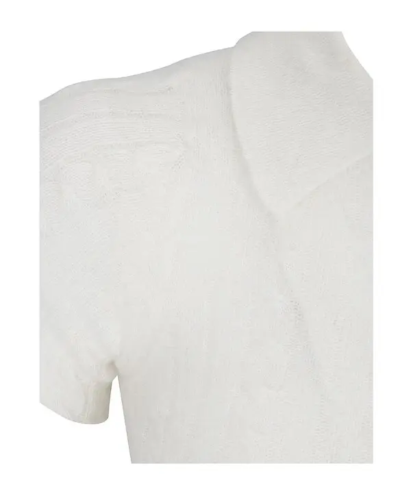 HAIKURE Laurie Cable Knit Polo Top