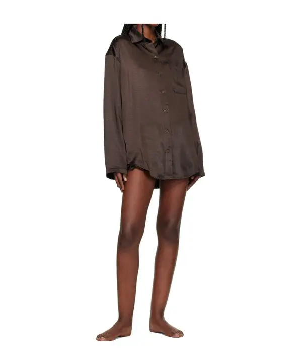 SKIMS Lightweight Satin Loose Shirt