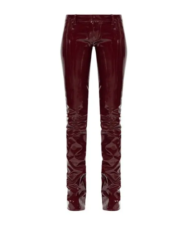 Dsquared2 Casual Trousers With Belt Loops - Wine Red