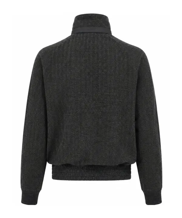 TOM FORD Herringbone Pattern Zip-up Jacket