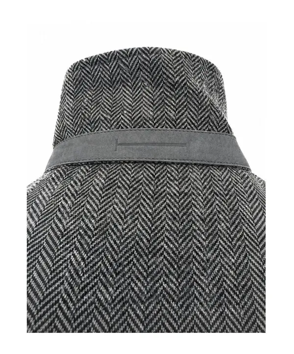 TOM FORD Herringbone Pattern Zip-up Jacket