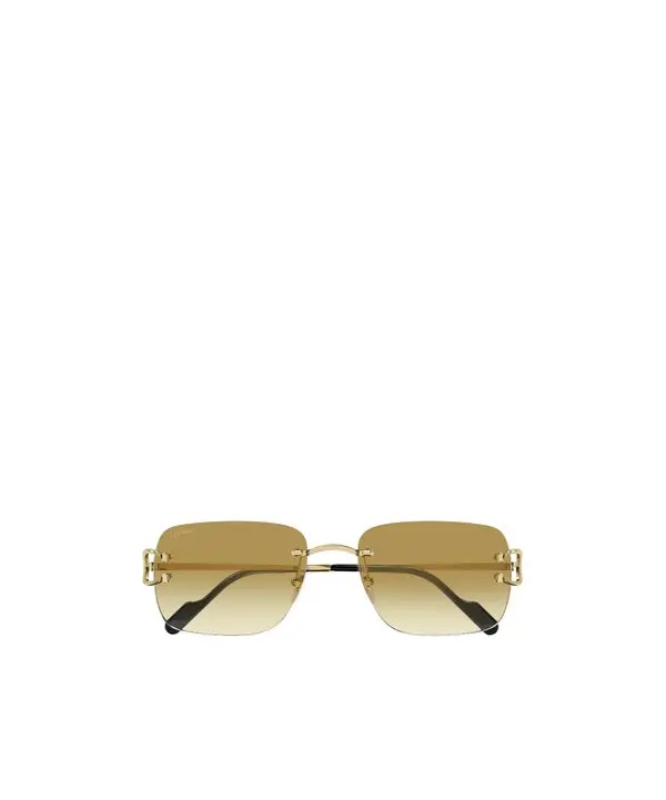 Cartier Frameless Sunglasses - Gold/yellow