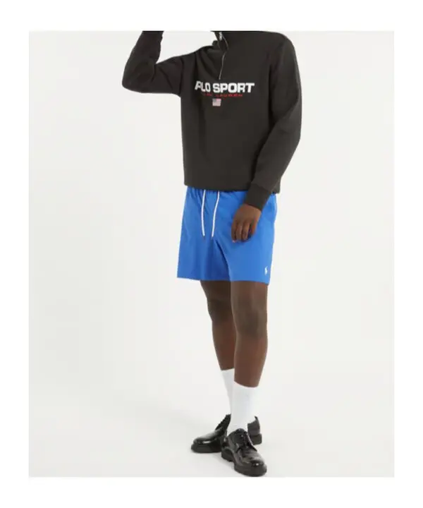 Polo Ralph Lauren Logo-print Half-zip Sweatshirt - Black