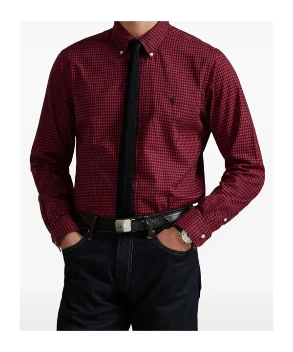 Polo Ralph Lauren Gingham-check Long-sleeve Shirt