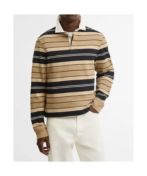 Barbour Stripe Long-sleeve Rugby Shirt