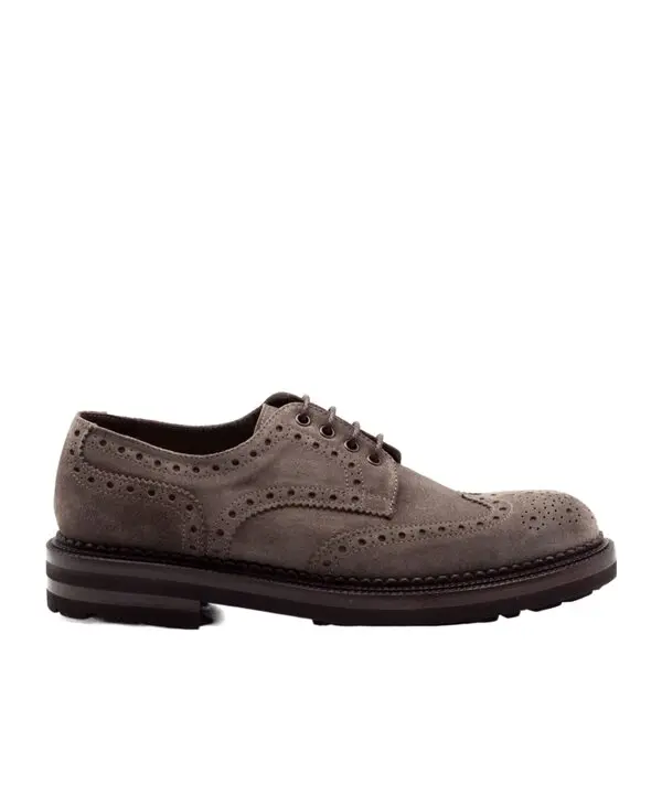 GREEN GEORGE Wingtip Brogue Derby Shoes