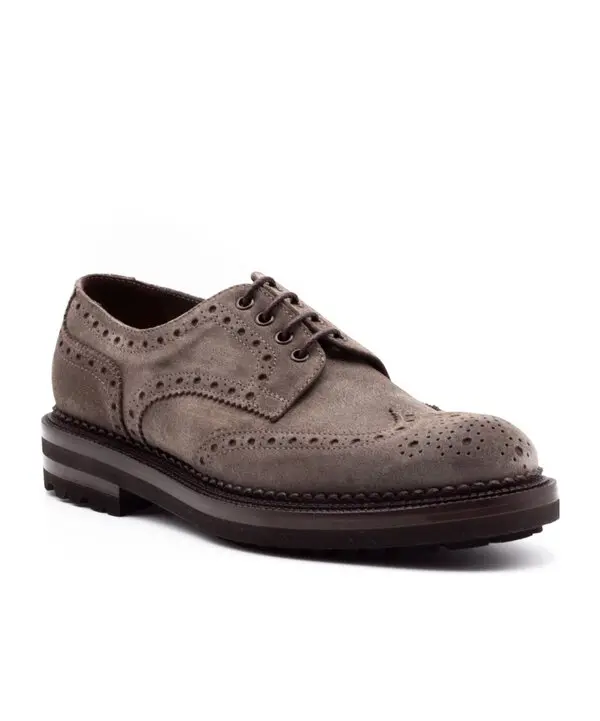 GREEN GEORGE Wingtip Brogue Derby Shoes