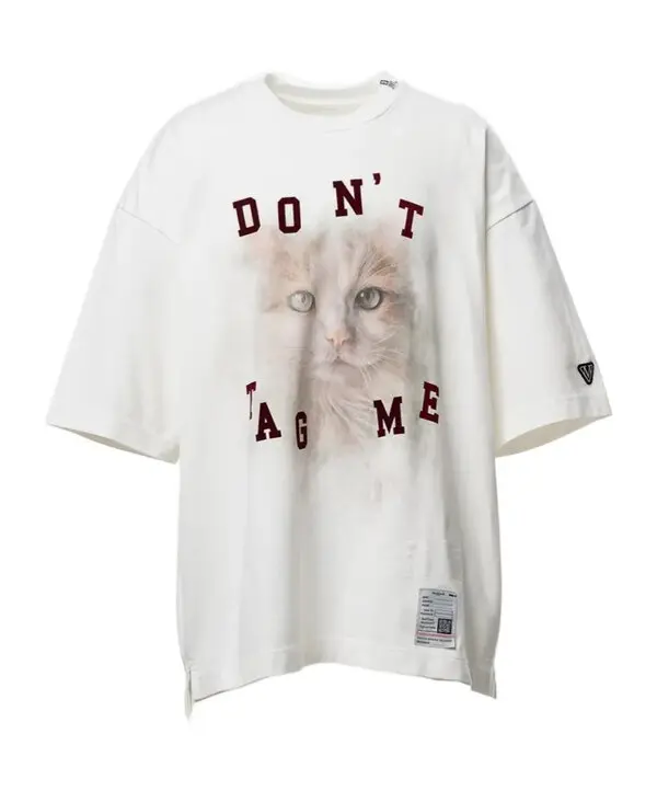 Mihara Yasuhiro Cat-printed T-shirt