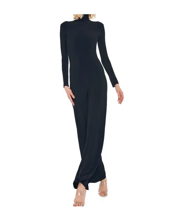 Norma Kamali Crepe Wide-leg Jumpsuit