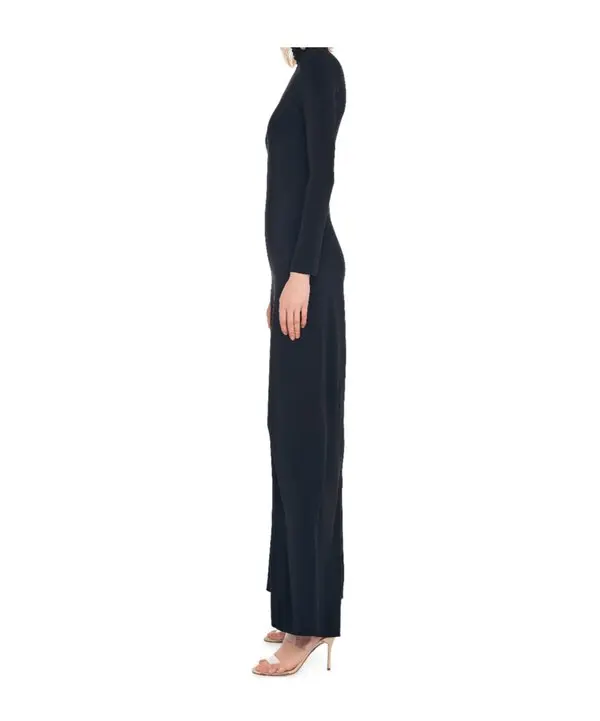 Norma Kamali Crepe Wide-leg Jumpsuit