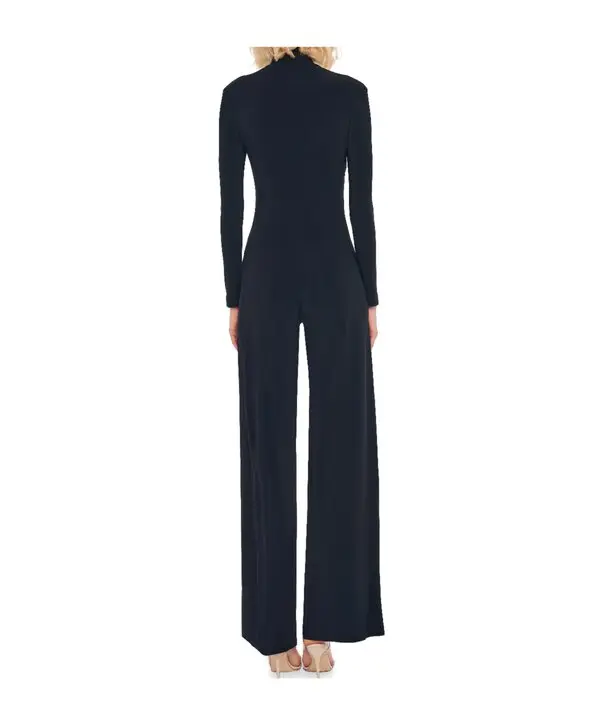 Norma Kamali Crepe Wide-leg Jumpsuit