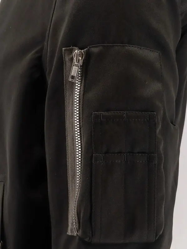 Rick Owens Long-sleeved Zip-up Bomber Jacket