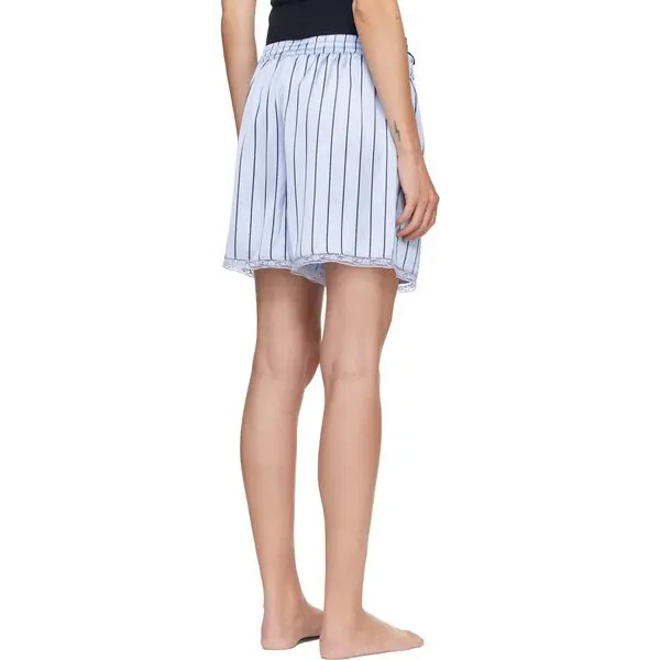 SKIMS Woven Shiny Lace Boxer Shorts